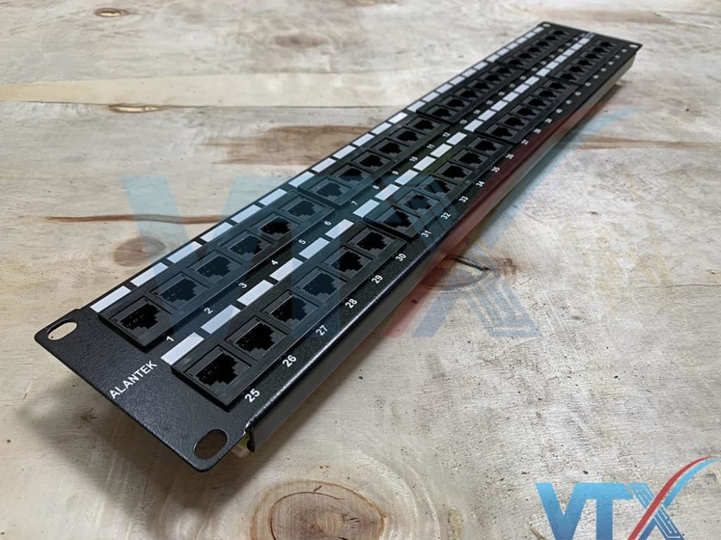 Patch panel 48 port Cat6 ALANTEK | PN: 302-201601-48AB - VTXVN